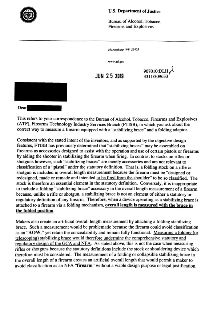 ATF Rescinds Prior Methods to Measure a Firearm’s Overall Length when ...